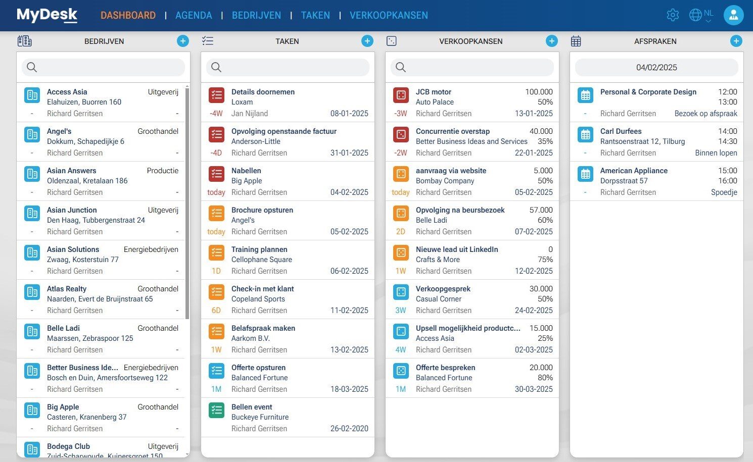 Voorbeeld CRM Systeem: Ontdek MyDesk voor Jouw MKB